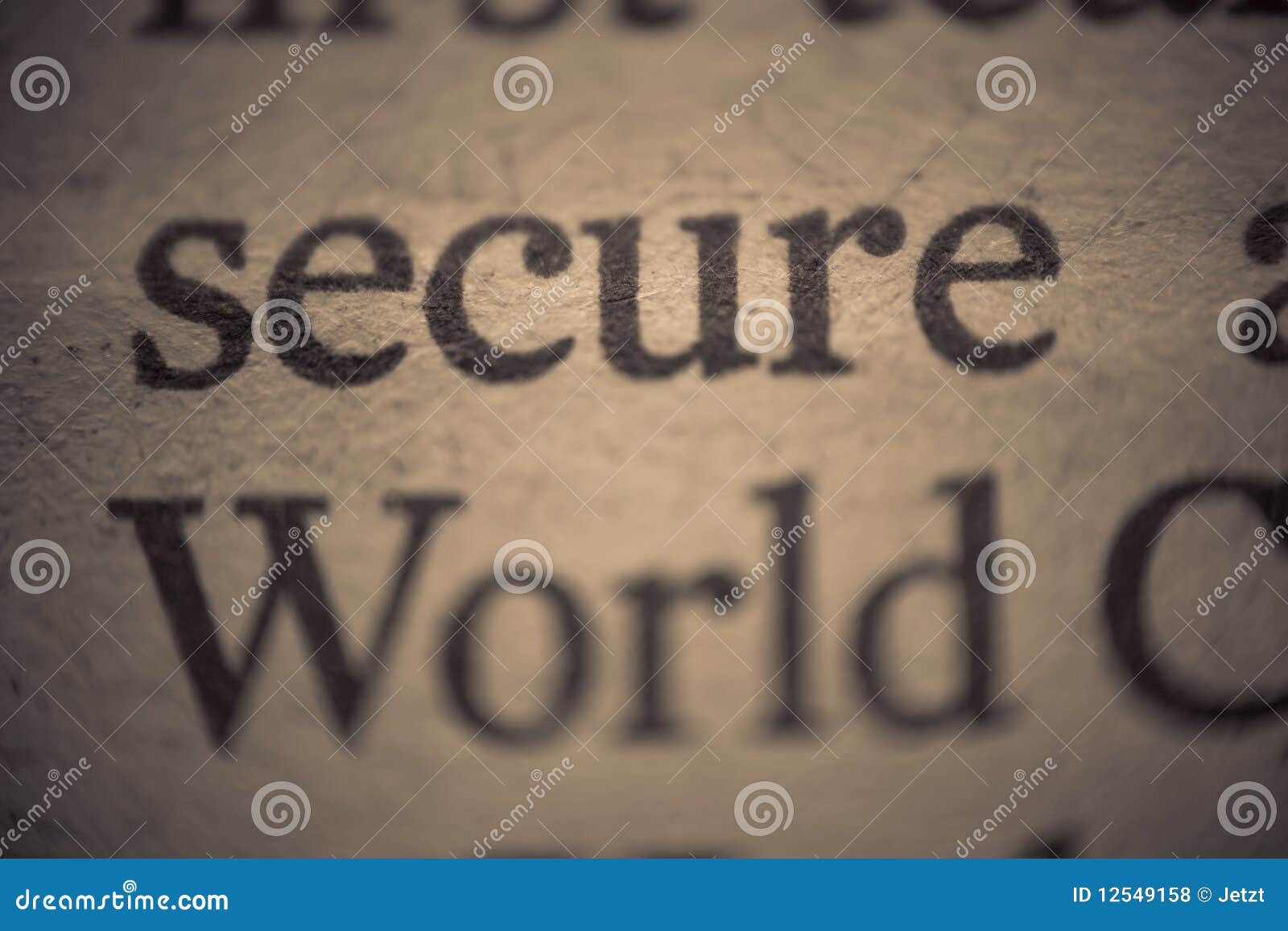 Secure world stock photo. Image of focus, macro, press - 12549158