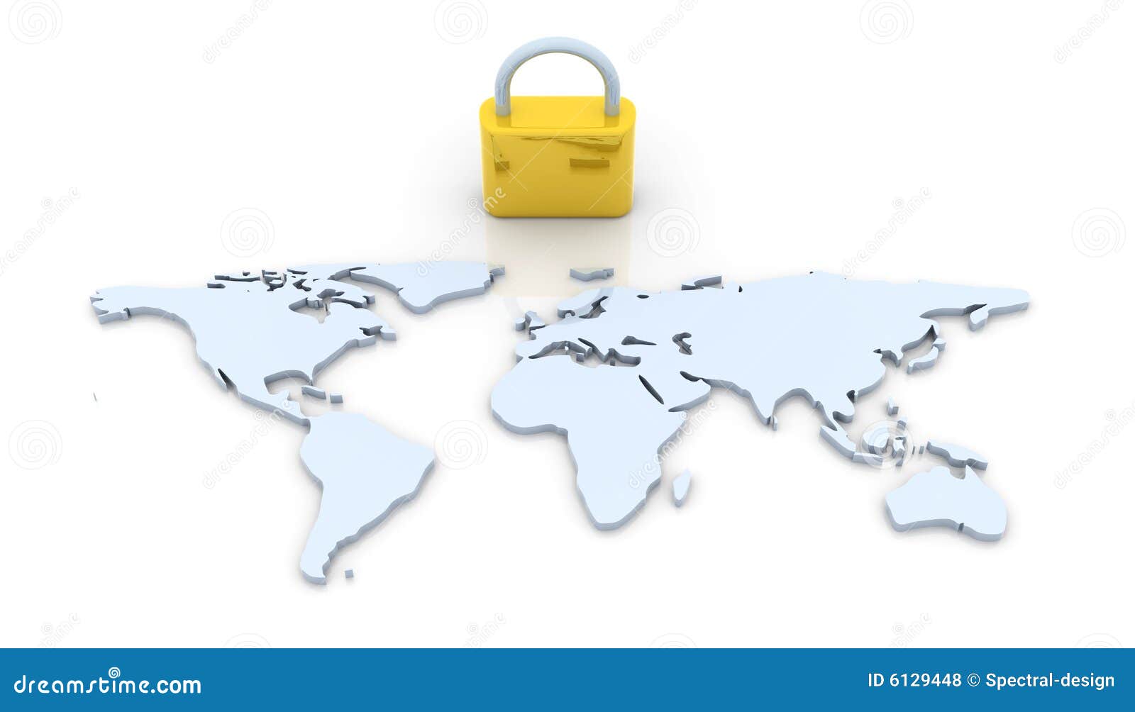Secure World stock illustration. Illustration of germany - 6129448