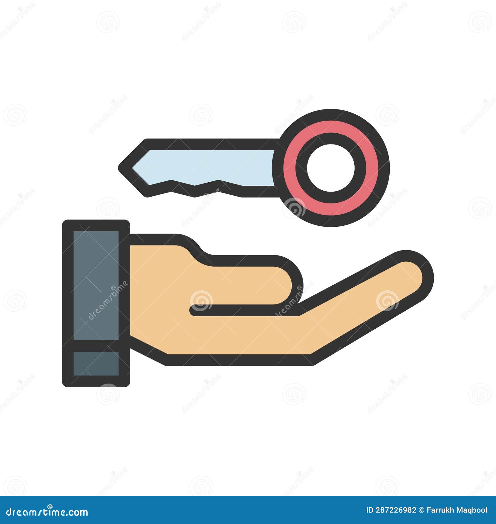 Secured Access Icon Image. stock illustration. Illustration of ...