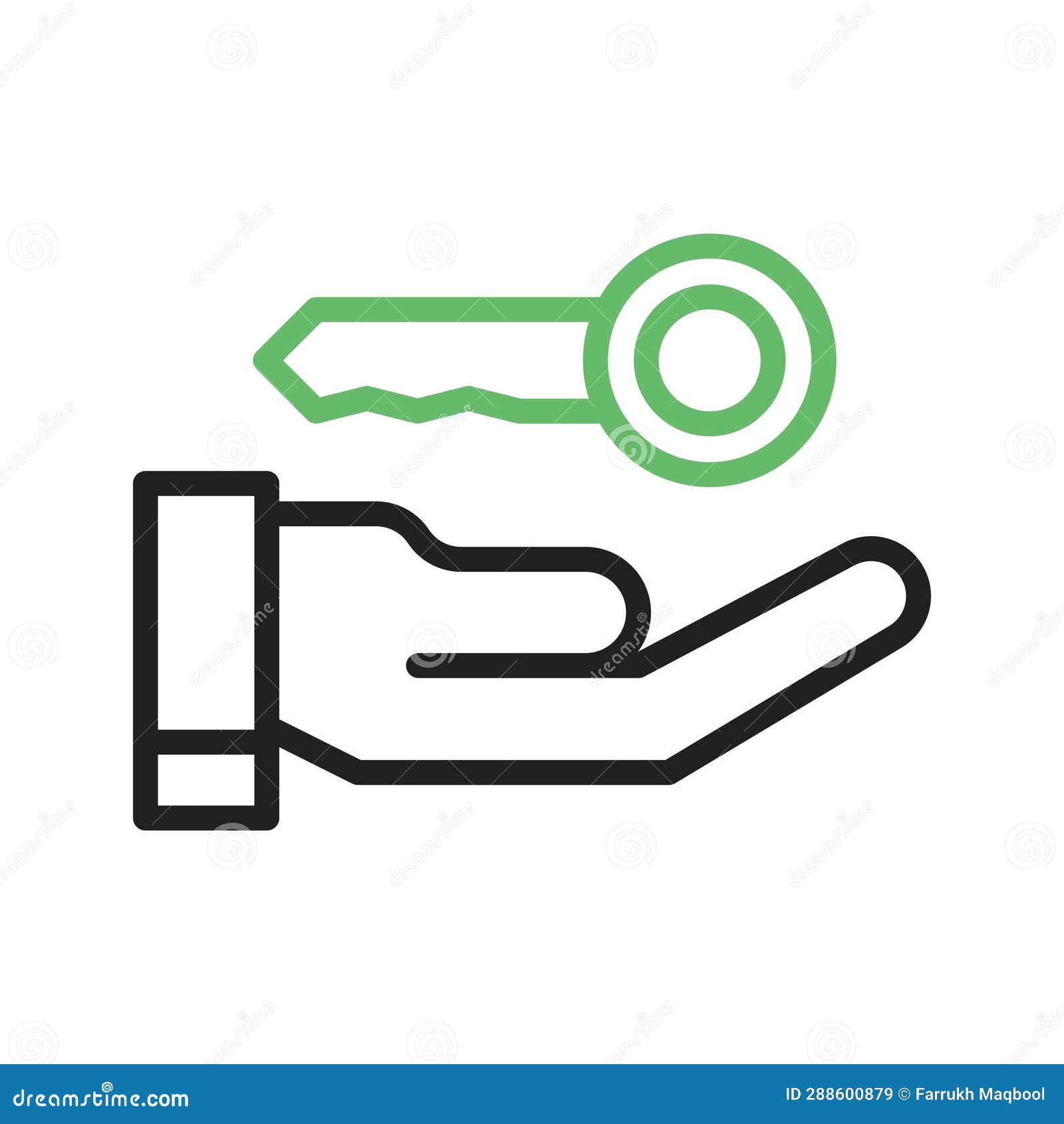 Secured Access Icon Image. stock illustration. Illustration of isolated ...