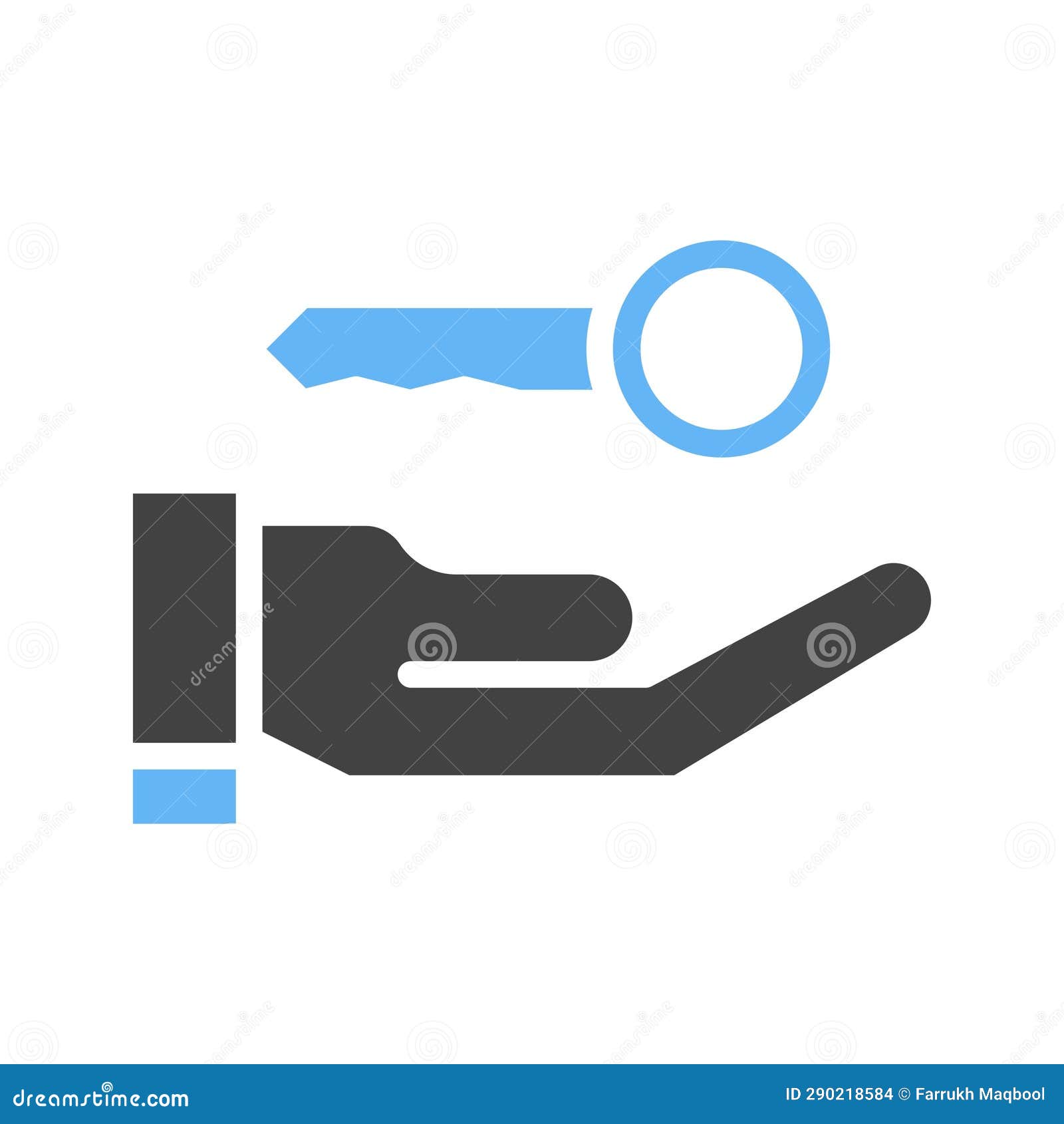 Secured Access Icon Image. stock illustration. Illustration of icon ...