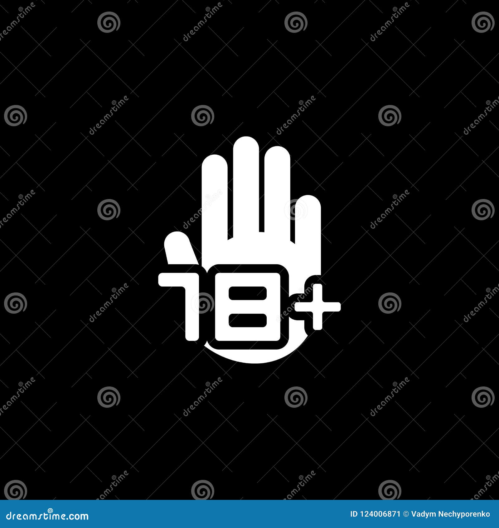 Secured Area Icon. Flat Design. Stock Illustration - Illustration of ...