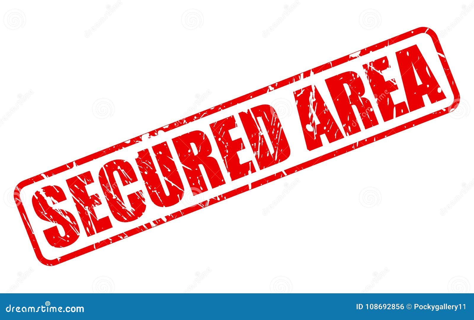 SECURED AREA Red Stamp Text Stock Vector - Illustration of white ...