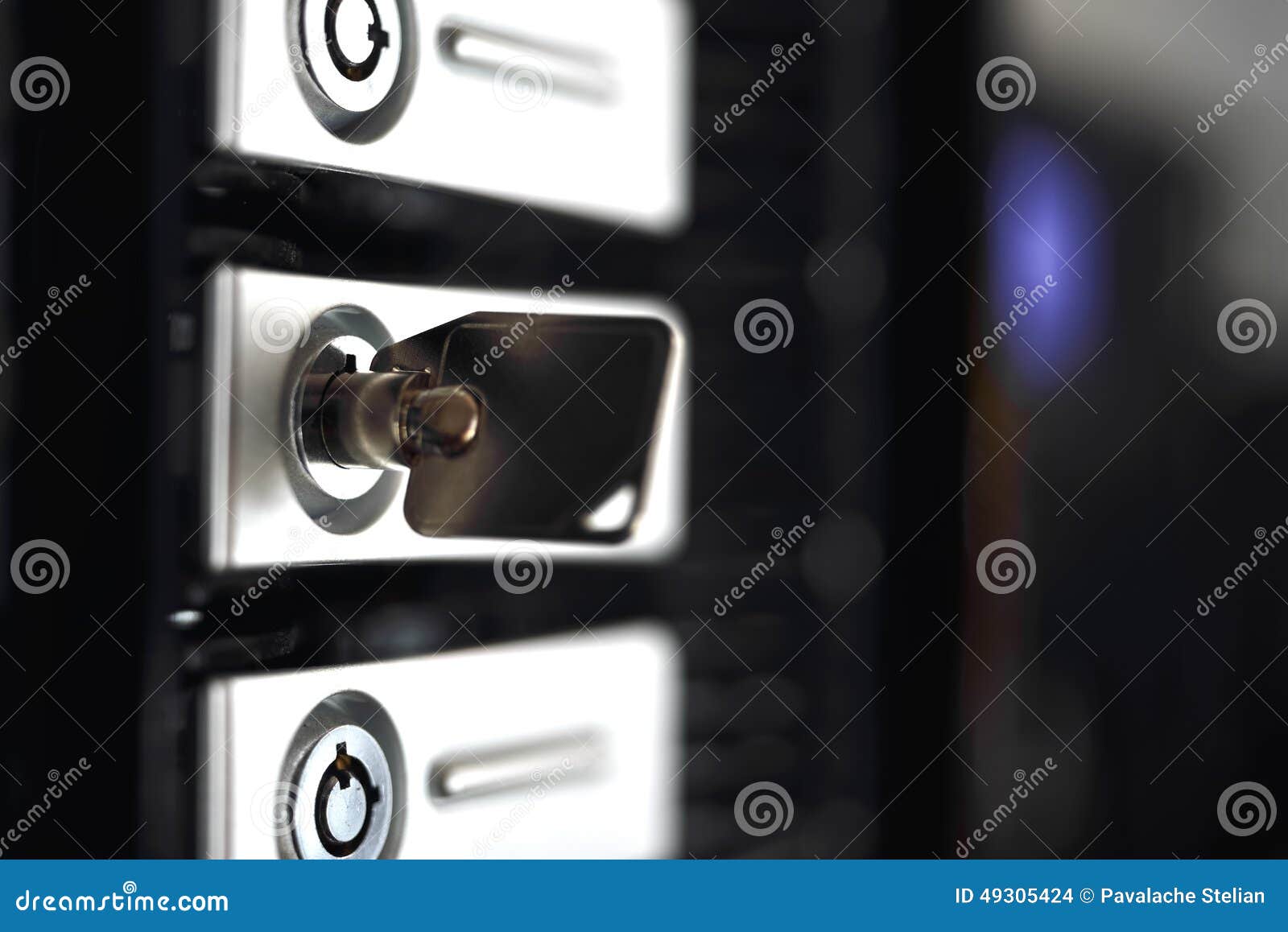 Server Rack Cluster In A Data Center Royalty-Free Stock Photography ...
