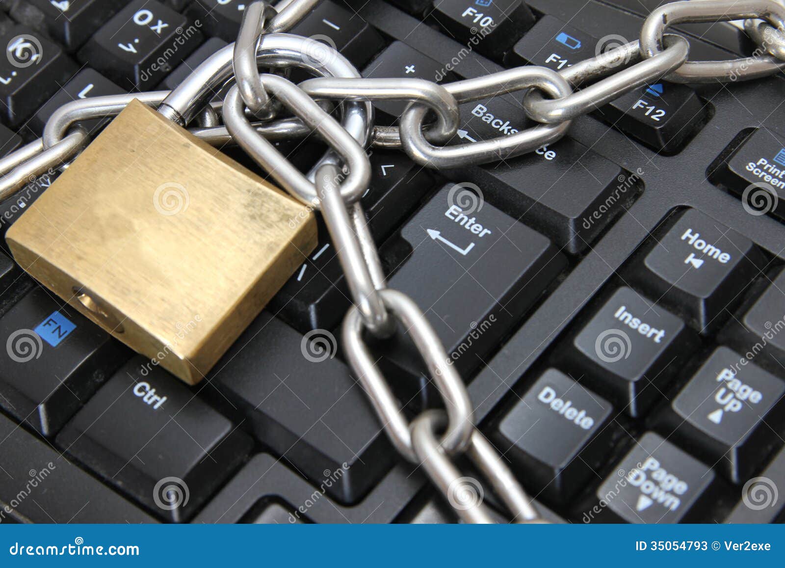 Secured data stock image. Image of email, identity, reliability - 35054793
