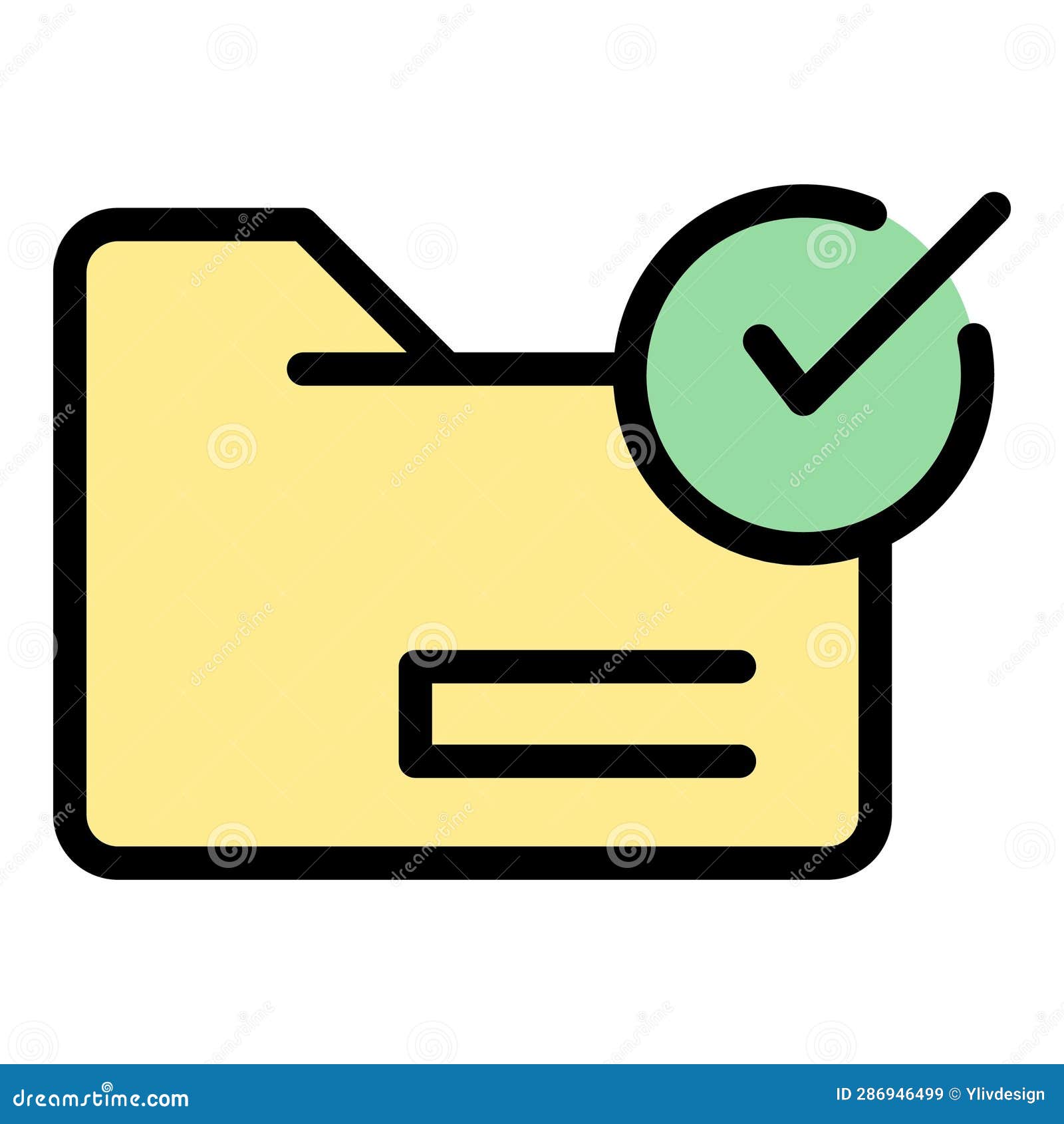 Secured Folder Icon, Flat Style Vector Illustration | CartoonDealer.com ... Secured Folder Icon, Flat Style Vector Illustration | CartoonDealer.com ...