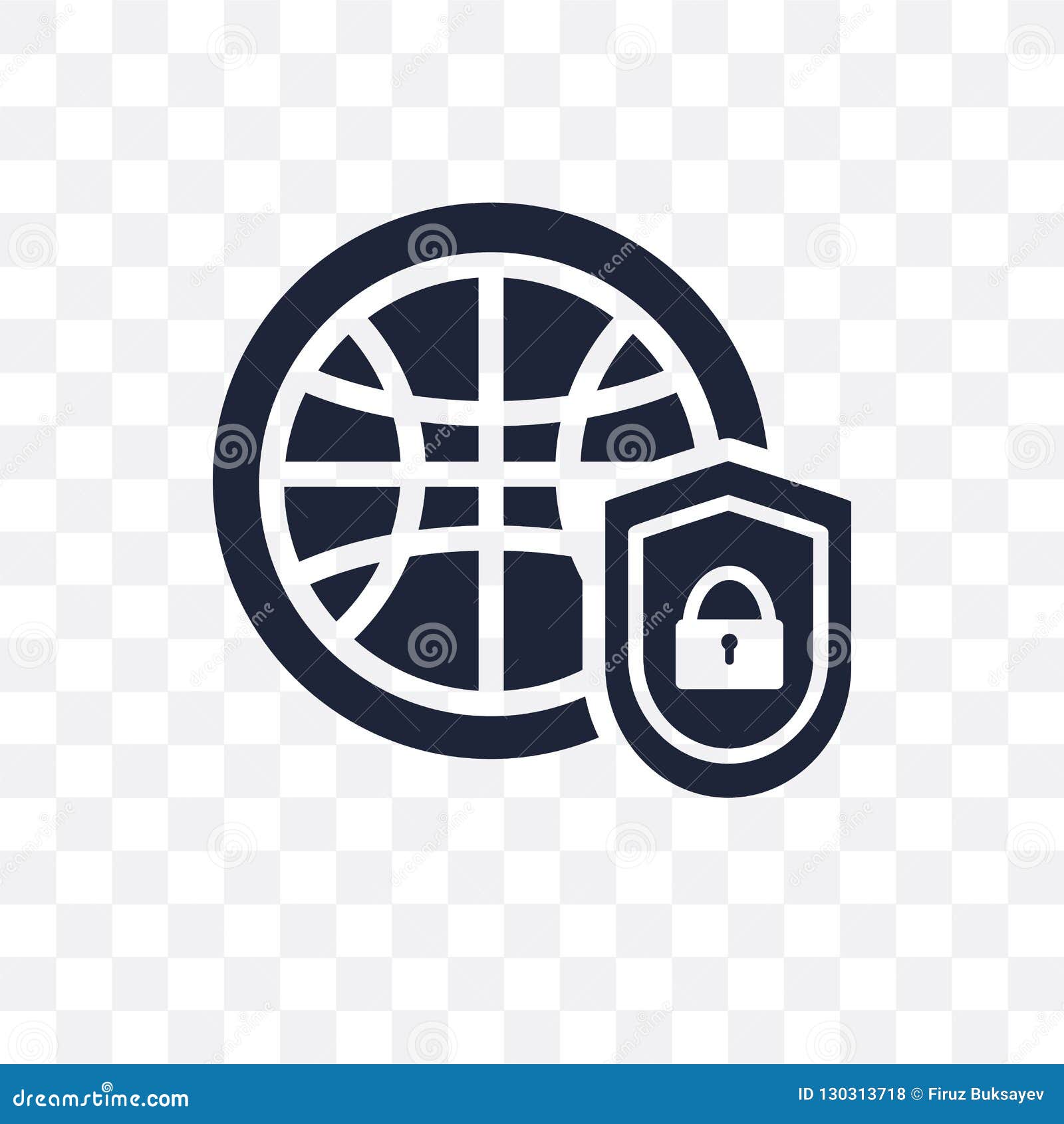 Secured Network Transparent Icon. Secured Network Symbol Design Stock ...