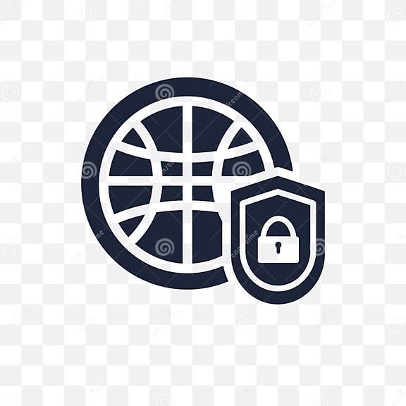Secured Network Transparent Icon. Secured Network Symbol Design Stock ...