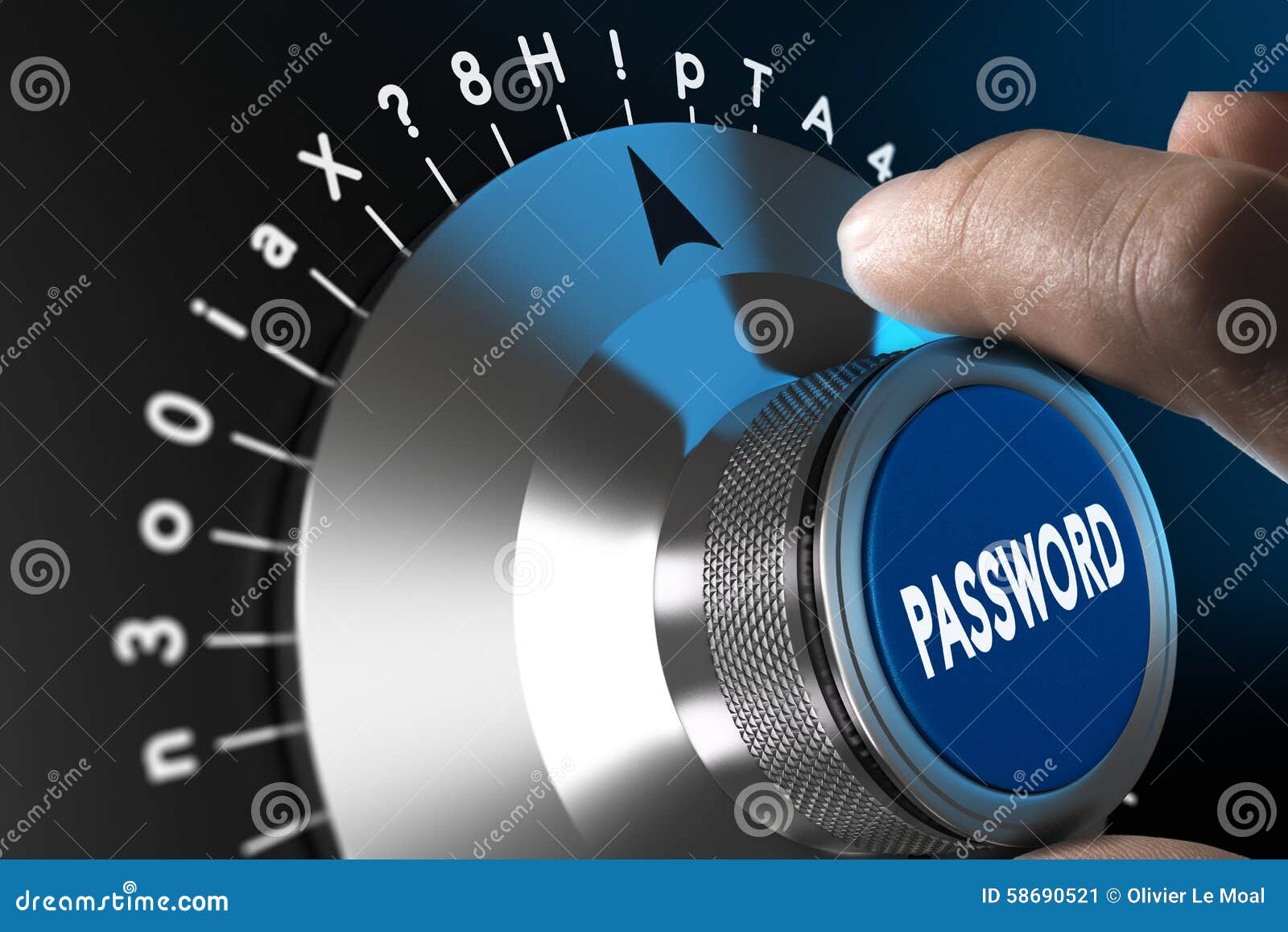 Secured and Safe Password stock illustration. Illustration of secured ...