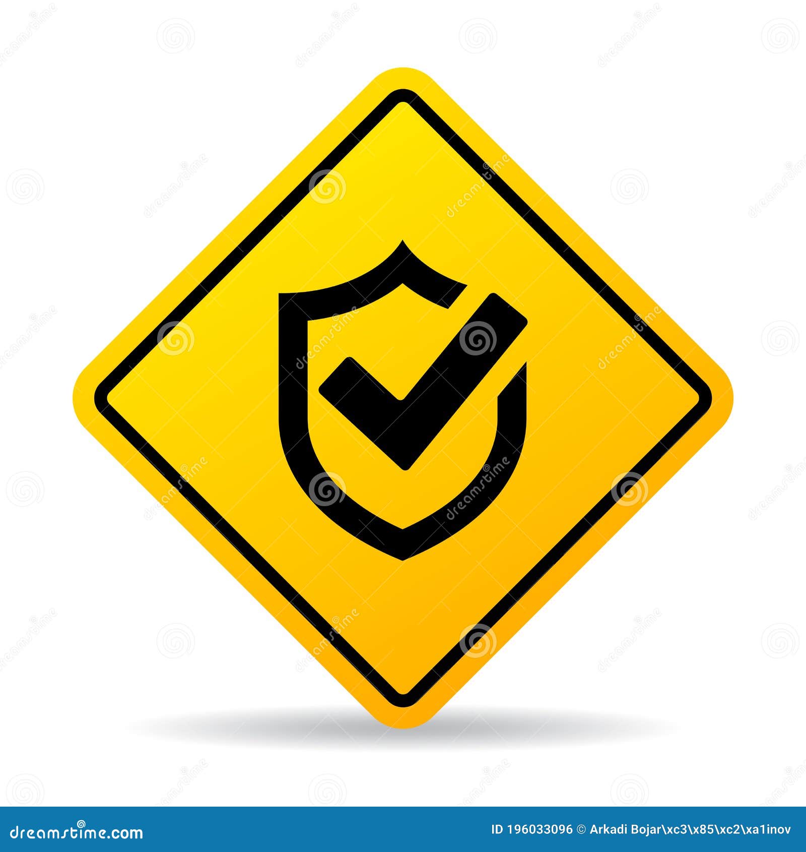 Security Protection Vector Sign Stock Vector - Illustration of privacy ...