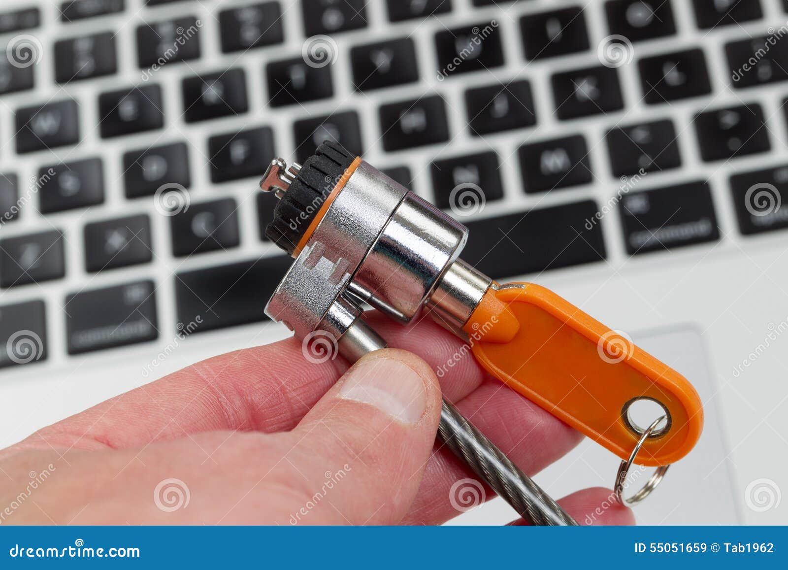 Securing Computer with Lock Stock Image - Image of notebook, cyber ...