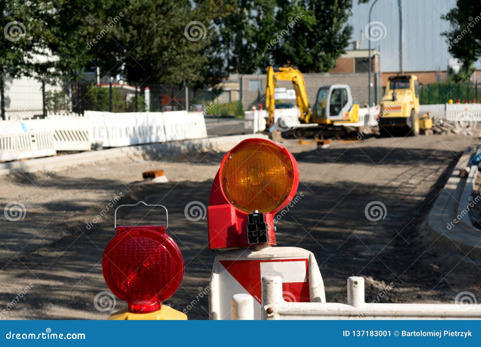 Securing a Construction Site Stock Image - Image of worker, equipment ... Securing a Construction Site Stock Image - Image of worker, equipment ...