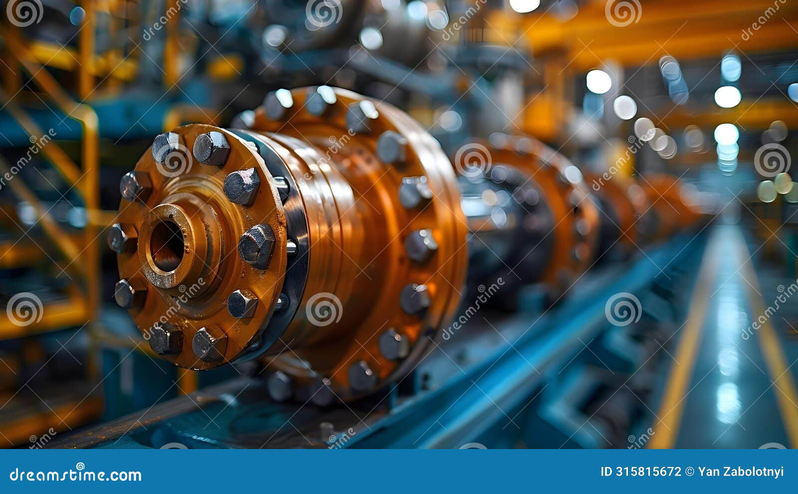 Securing Equipment Safely during Maintenance or Downtime. Concept ...