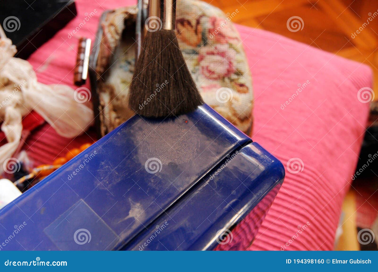 Securing a Fingerprint in Forensics Stock Photo - Image of ...