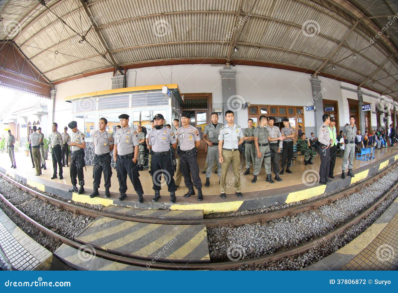Securing station editorial photography. Image of rail - 37806872