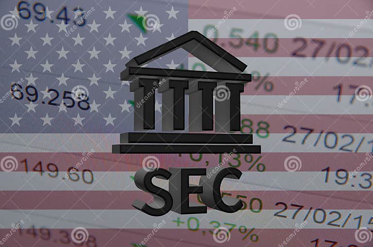 Securities and Exchange Commission Stock Illustration - Illustration of ...