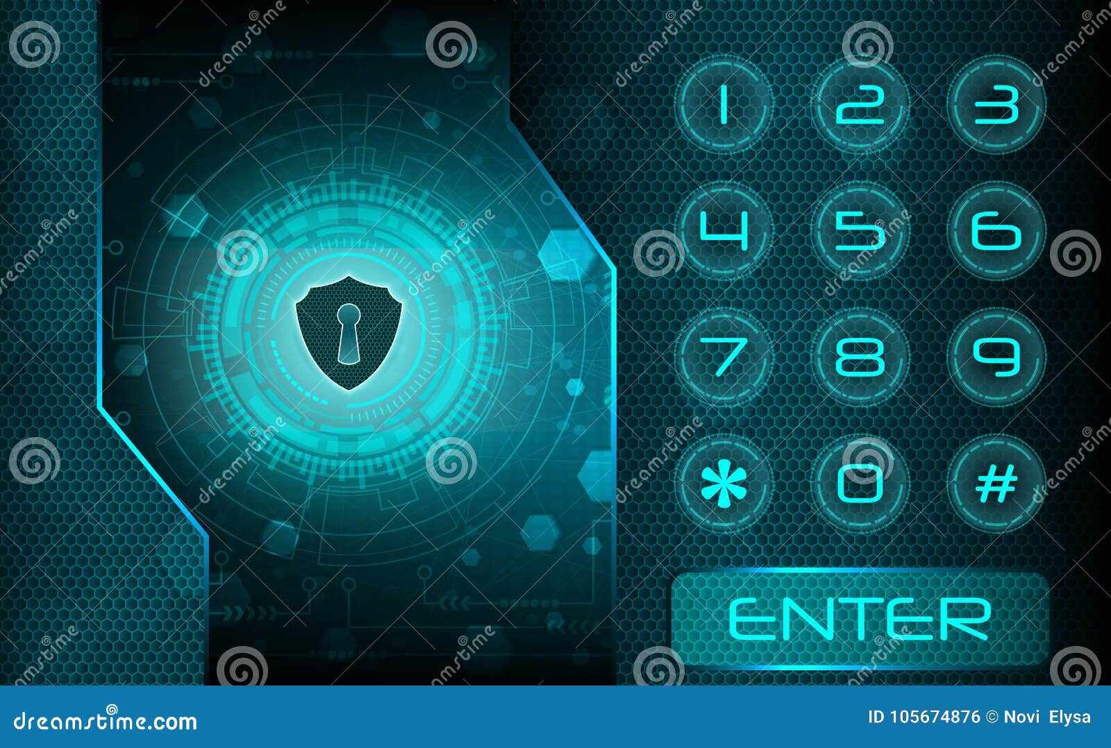 Security access concept stock vector. Illustration of connect - 105674876