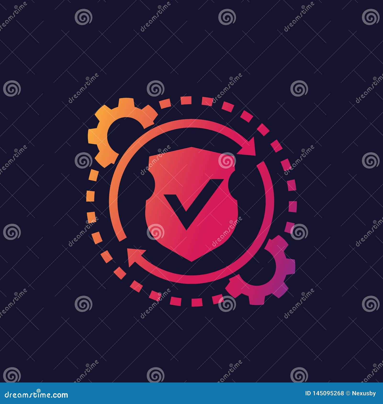 Security, Access Protection Vector Illustration Stock Vector ...