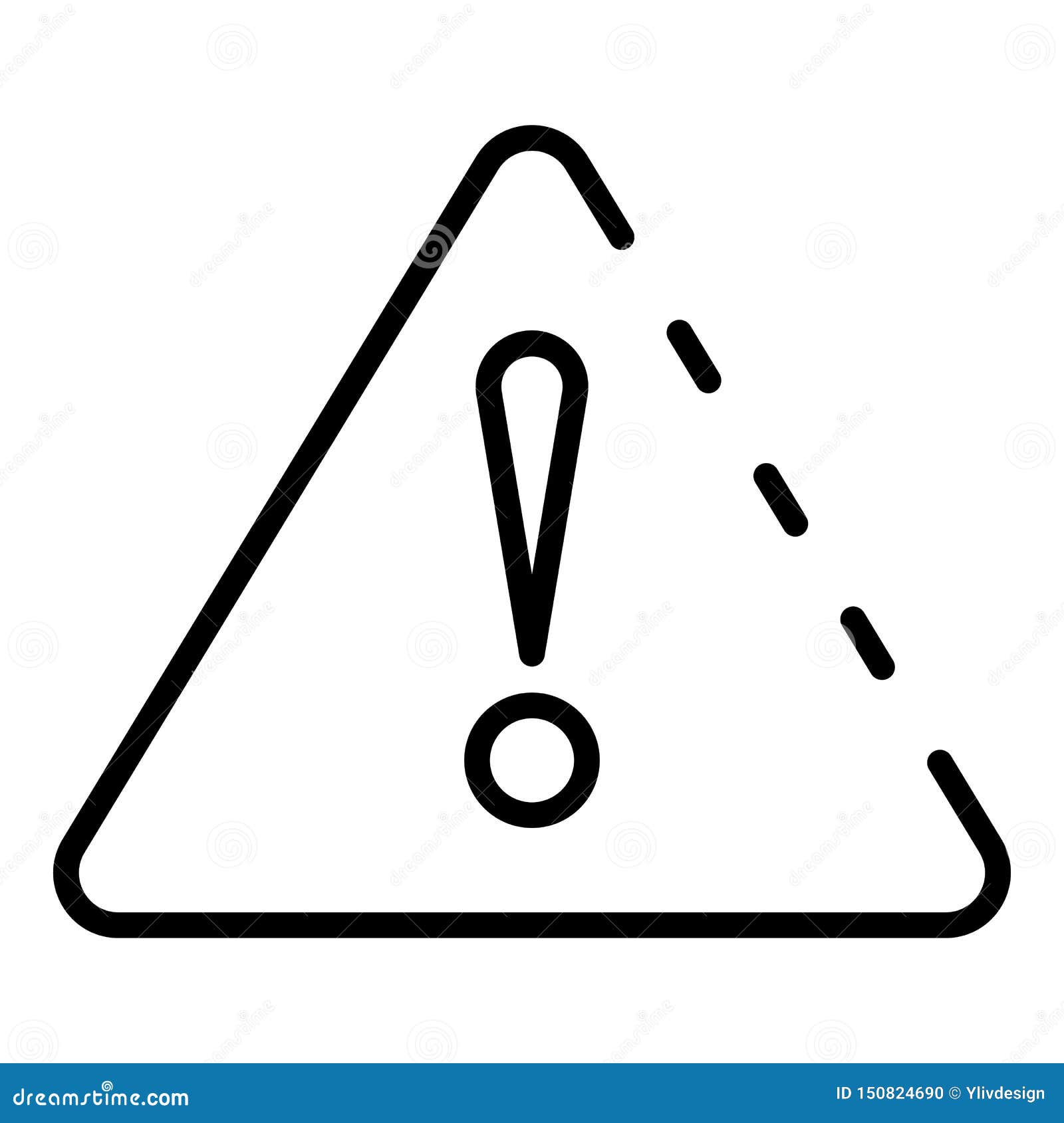 Security Alert Icon, Outline Style Stock Vector - Illustration of cyber ...