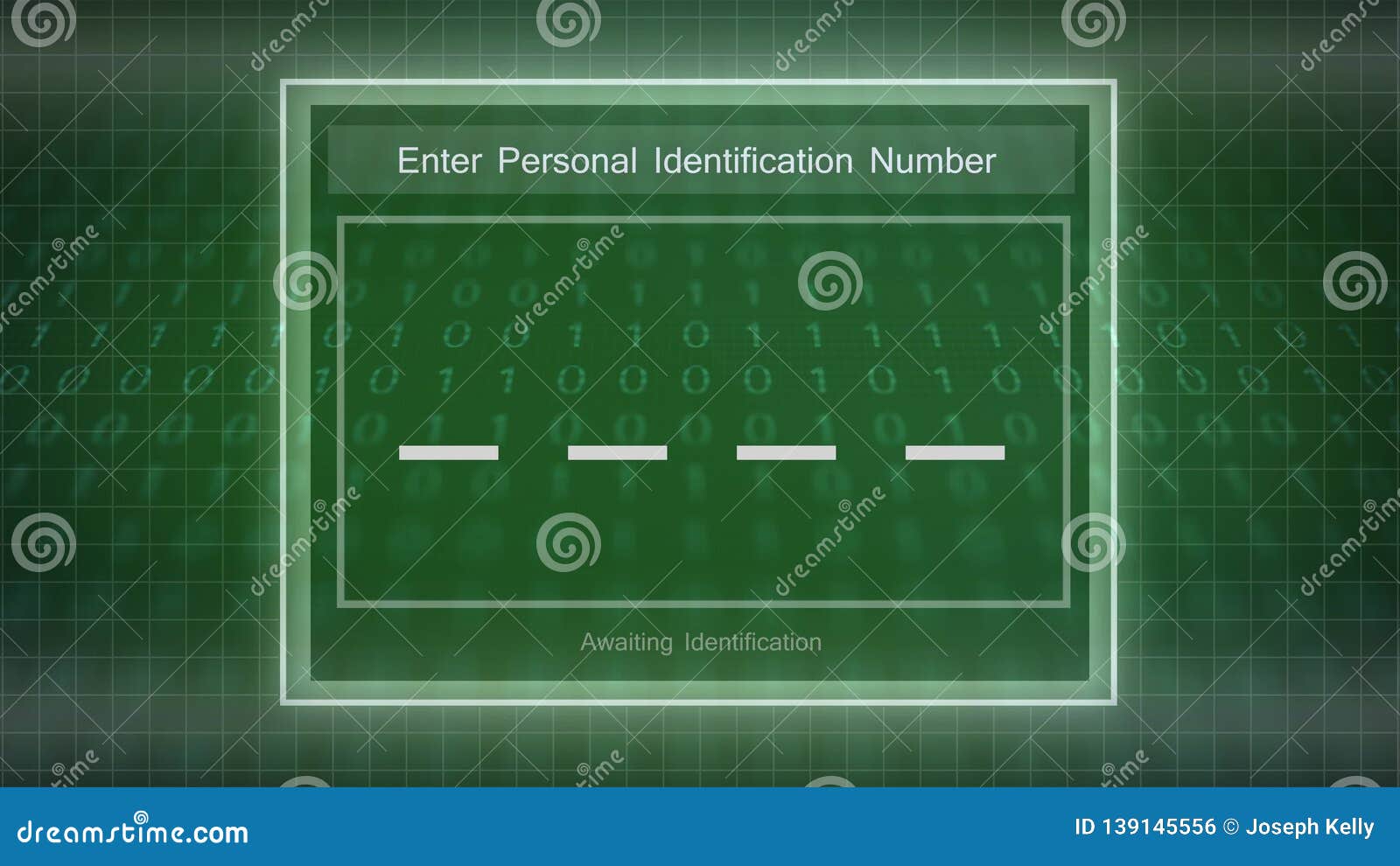 Security Authorization Panel Series - PIN Number Stock Footage - Video ...