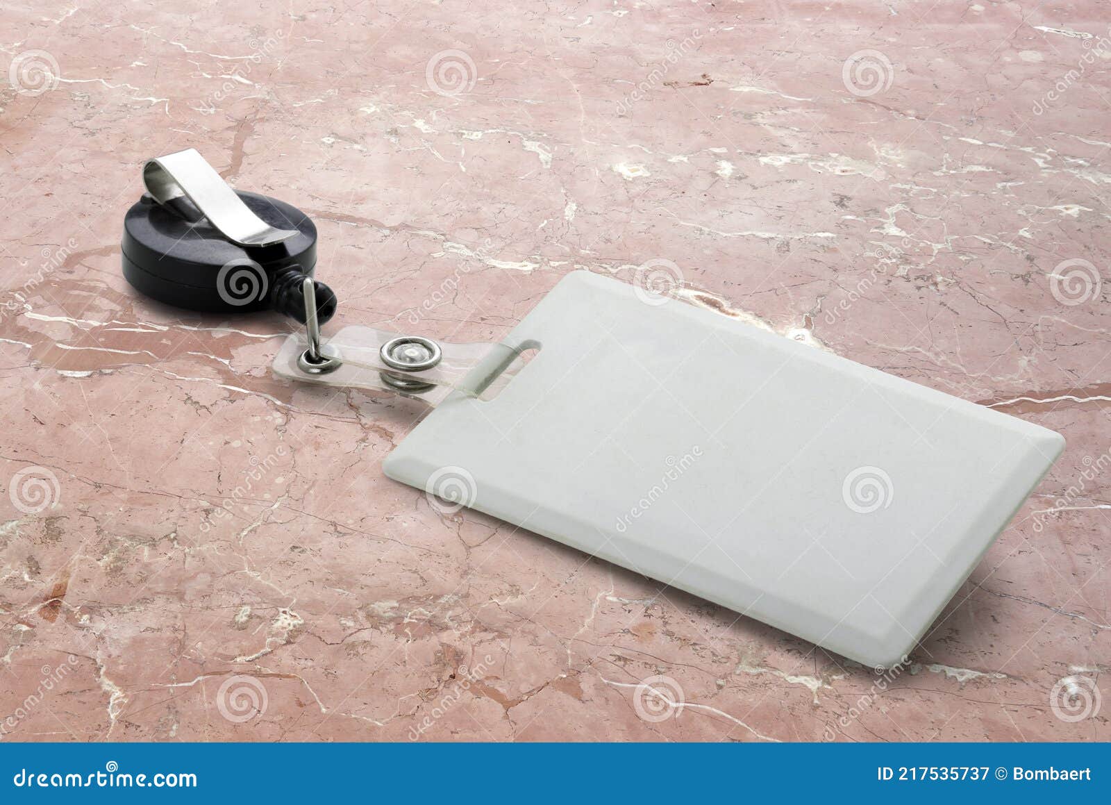 Security Badge for Access. on Rose Marble Background Stock Image ...