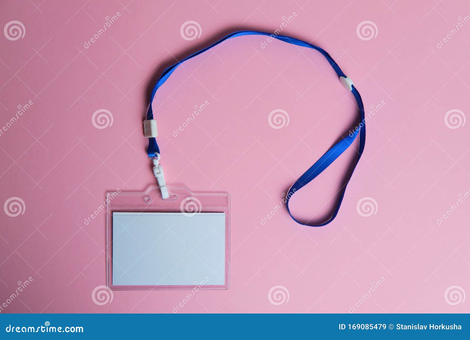 Security Badge On Colorful Background, Event Invitation Concept, Job ...
