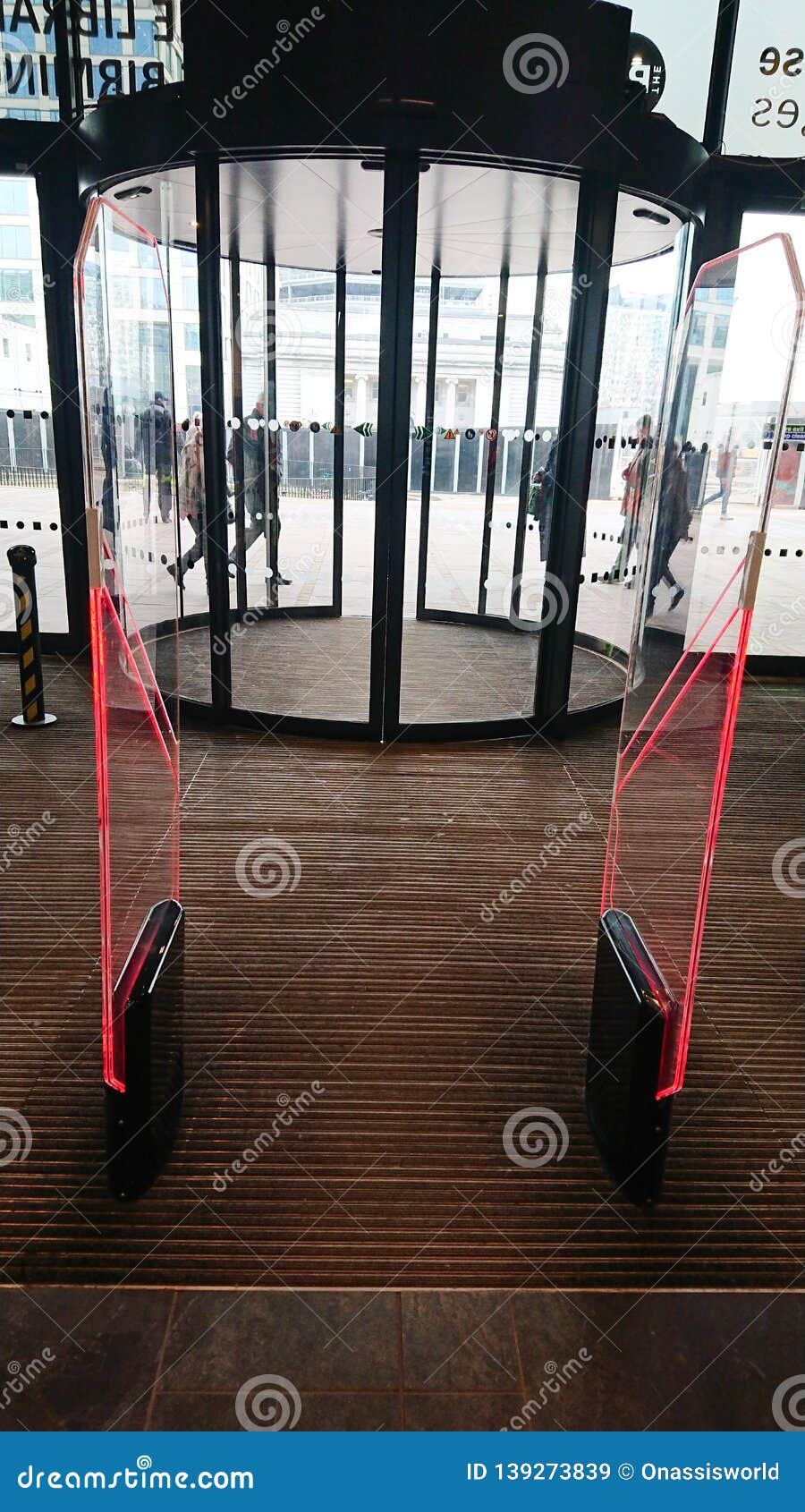 Security Barriers stock image. Image of building, working - 139273839