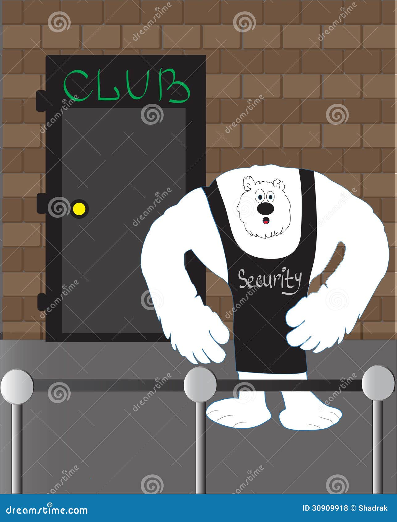 Security bear stock vector. Illustration of ferocity - 30909918