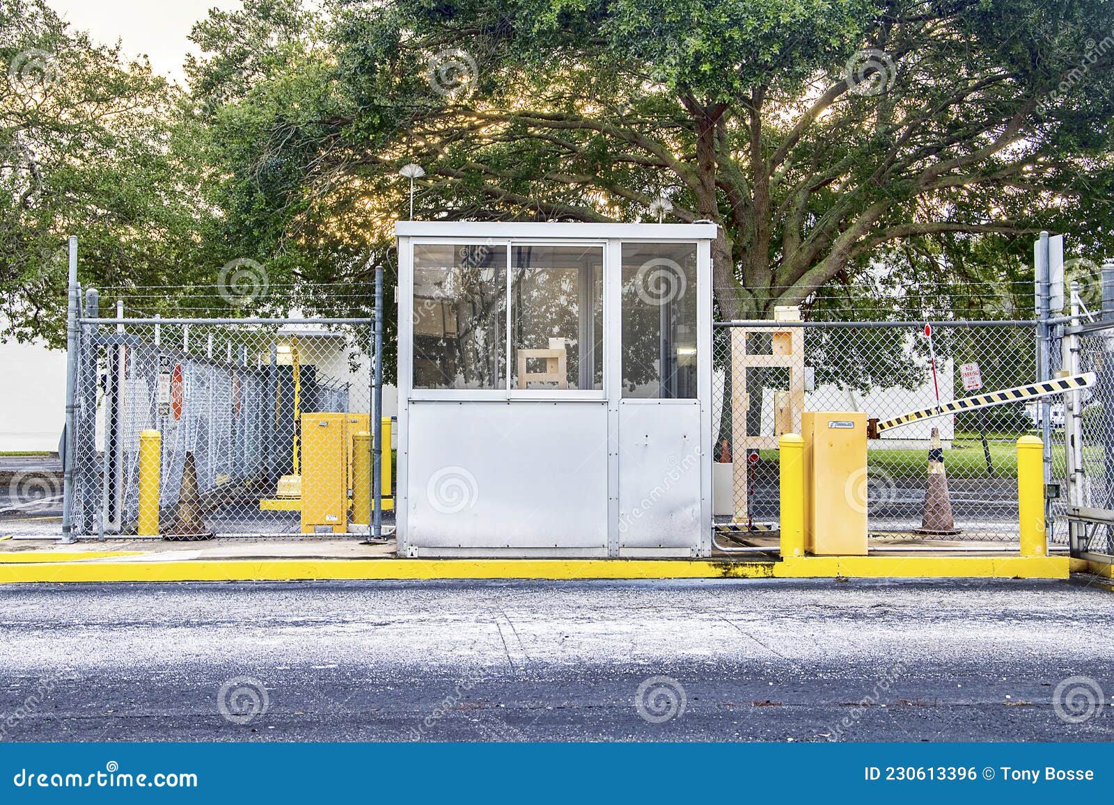 Security Booth, Guardhouse stock photo. Image of residential - 230613396