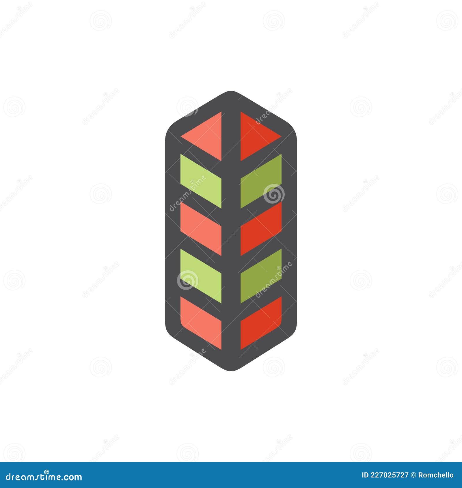 Security Border Post Vector Icon Cartoon Illustration Stock Vector ...
