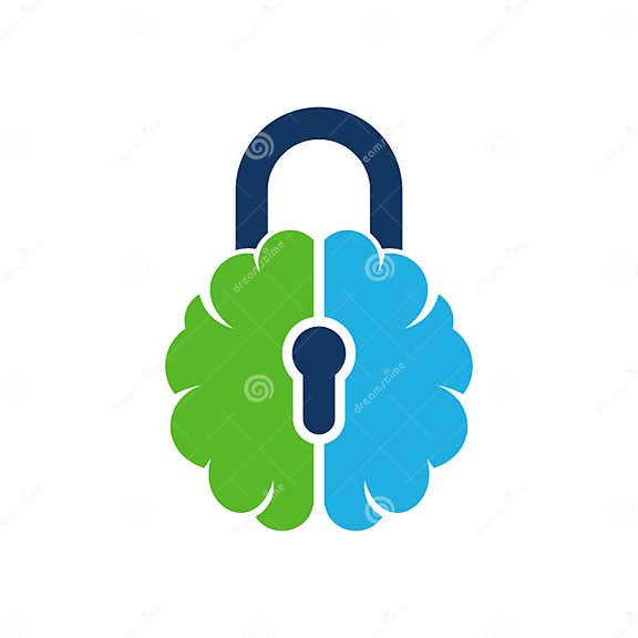 Security Brain Logo Icon Design Stock Vector - Illustration of icon ...
