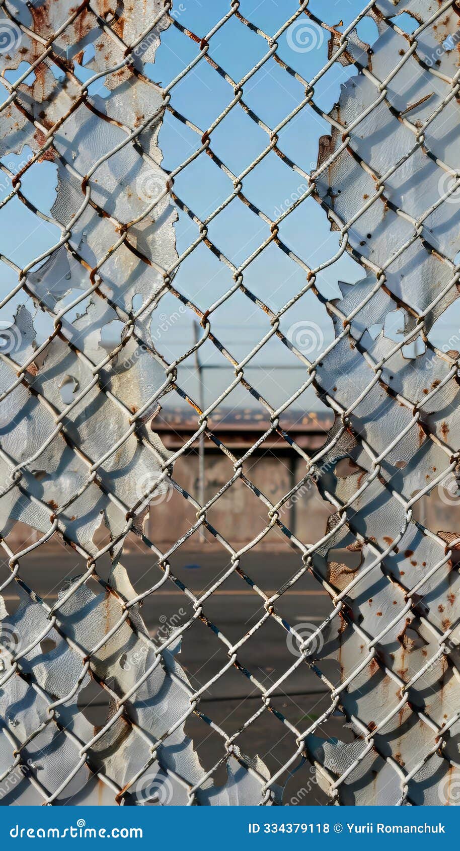 Security Breach a Cut Out Section in a Chain Link Fence Symbolizing ...