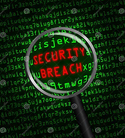 SECURITY BREACH in Red Revealed in Green Computer Machine Code through ...