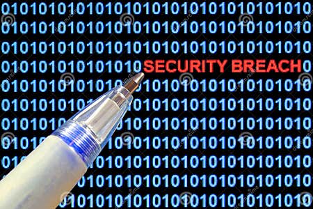 Security Breach Symbolism stock image. Image of virtual - 25233689