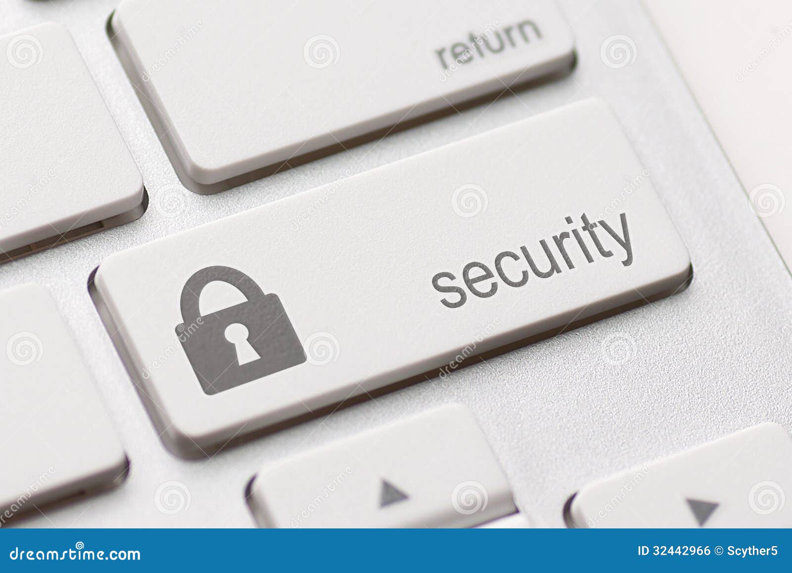 Security button key stock photo. Image of internet, network - 32442966