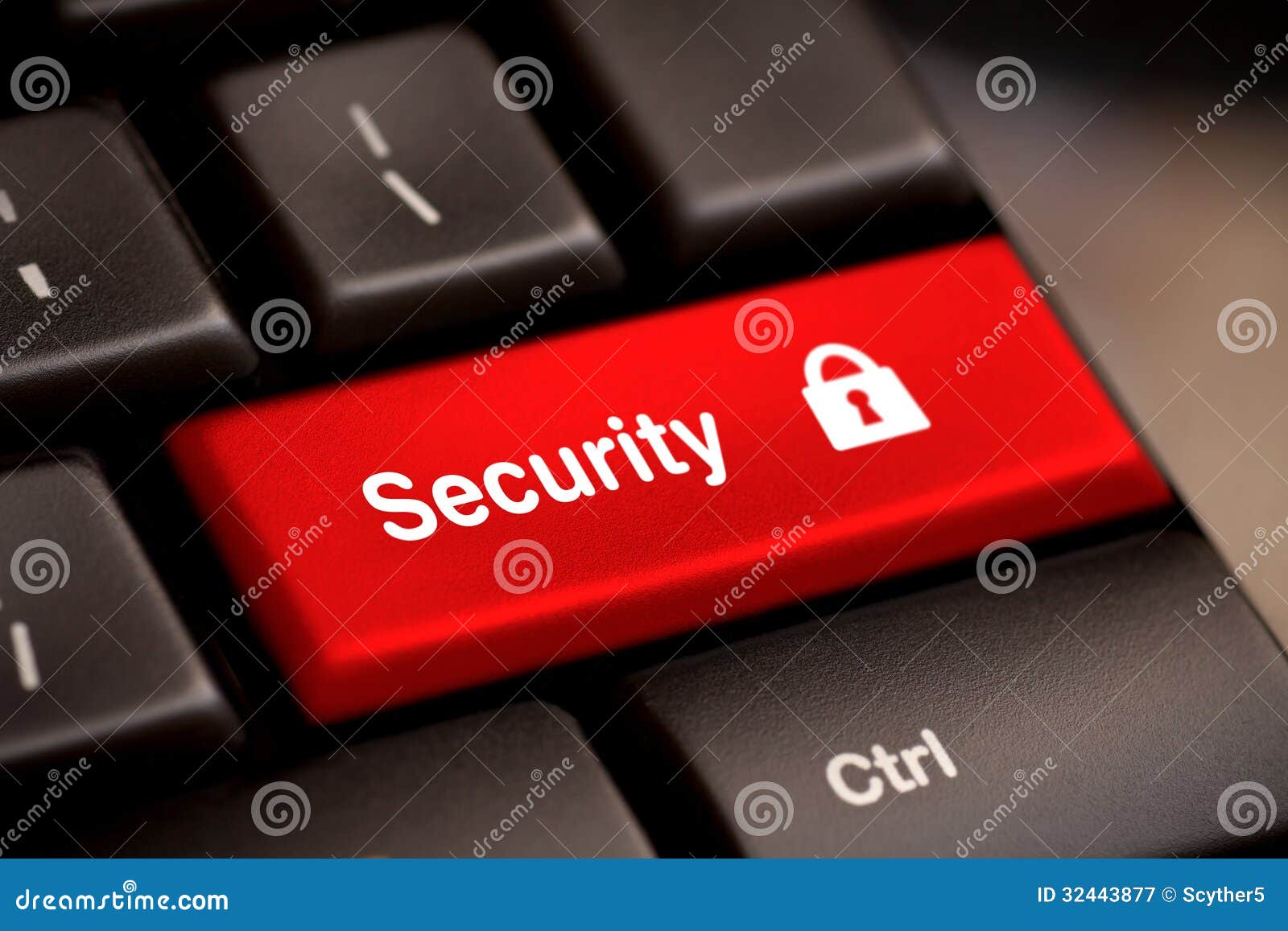 Security button key stock image. Image of communication - 32443877