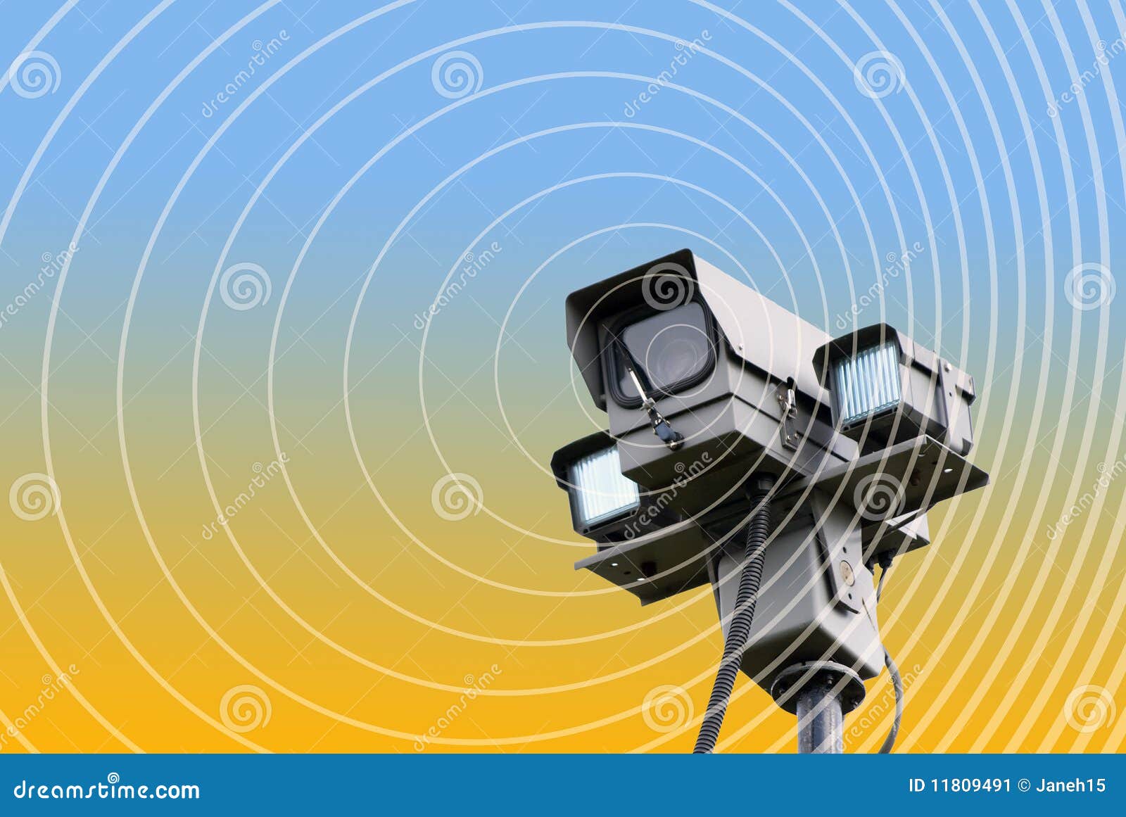 Security camera abstract stock image. Image of daylight - 11809491