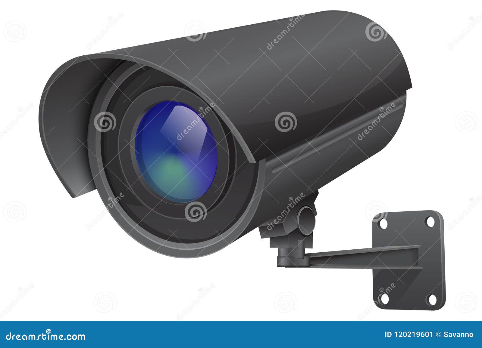 Black CCTV Surveillance Camera Royalty-Free Stock Photography ...
