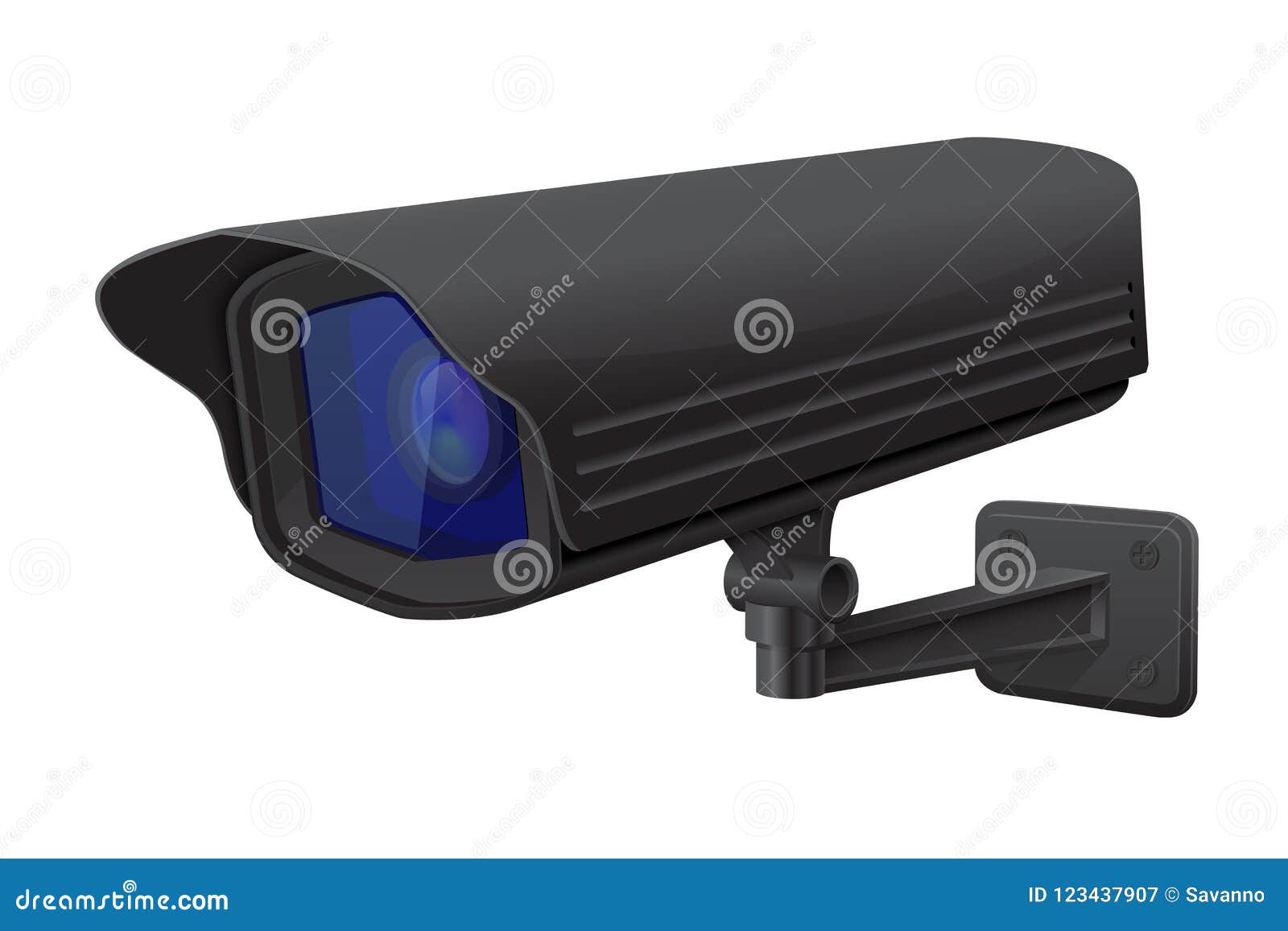 Black CCTV Surveillance Camera Royalty-Free Stock Photography ...