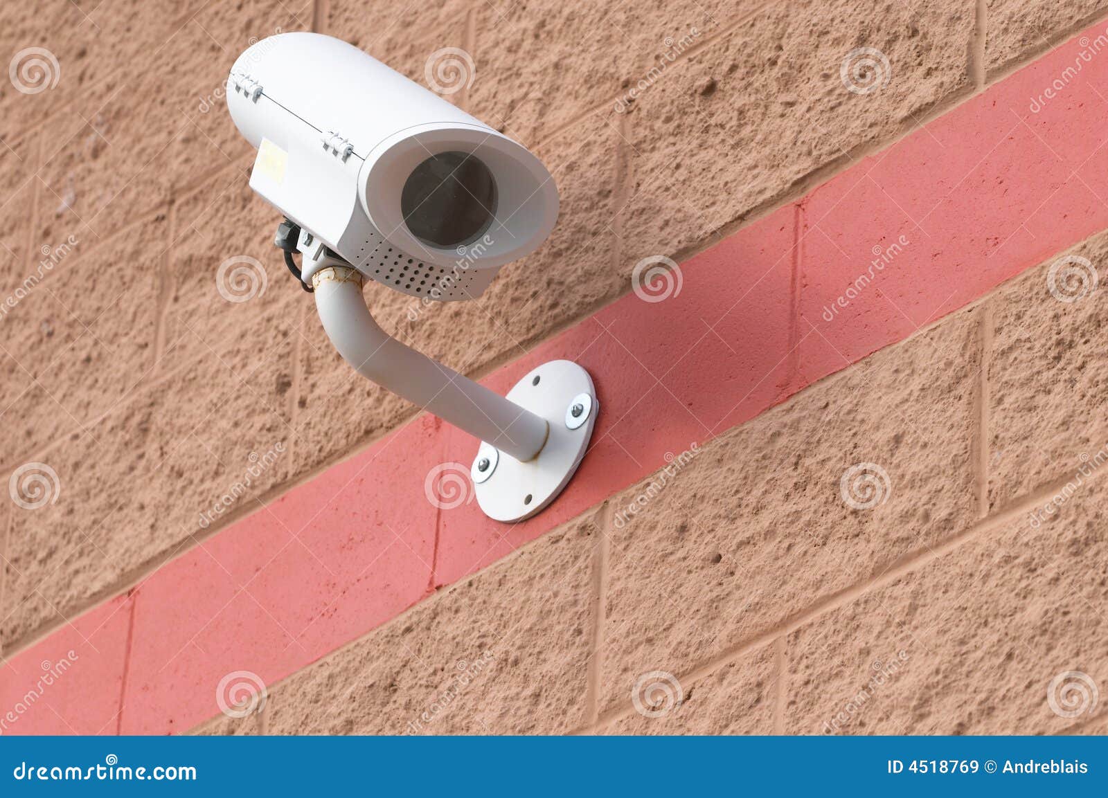 Security Camera on Building Stock Image - Image of watching, area: 4518769