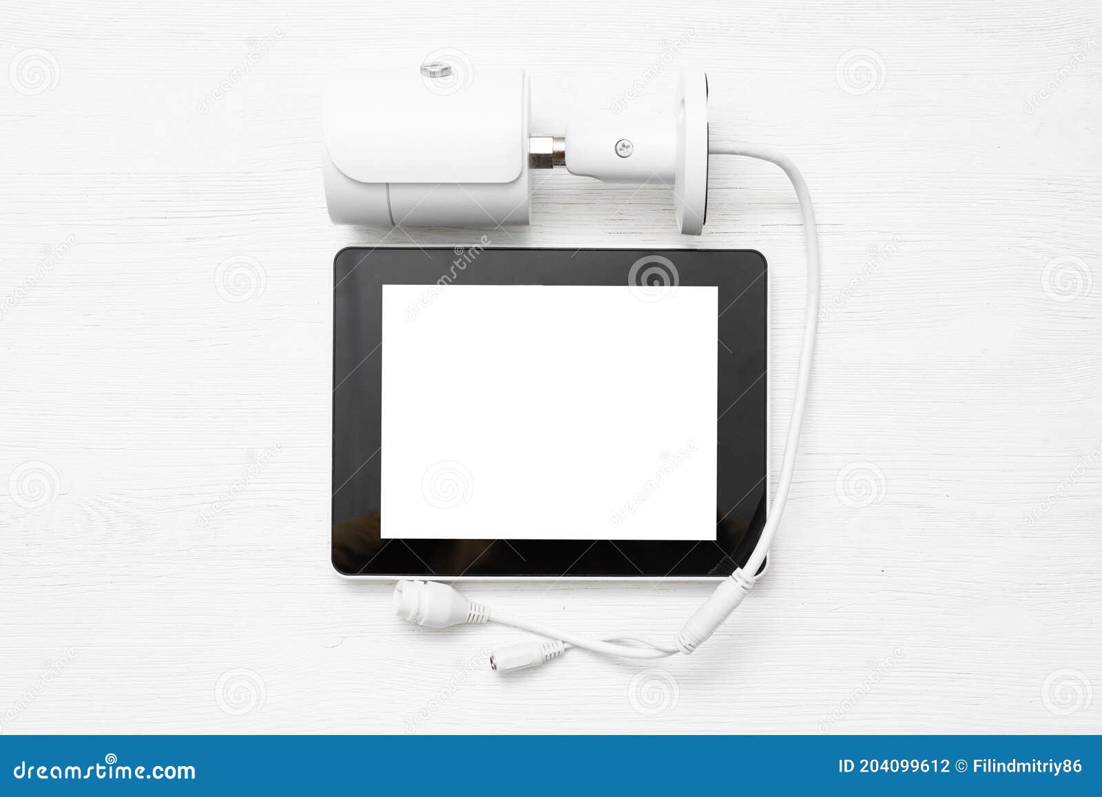 Security camera stock photo. Image of computer, blank - 204099612