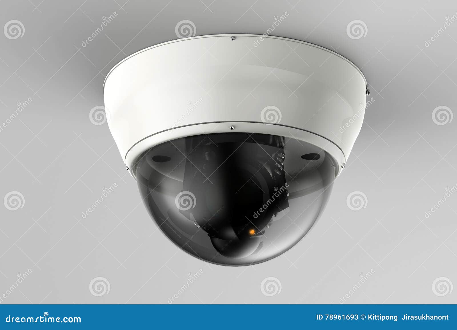 Security Camera or Cctv Camera on Ceiling Stock Image - Image of ...