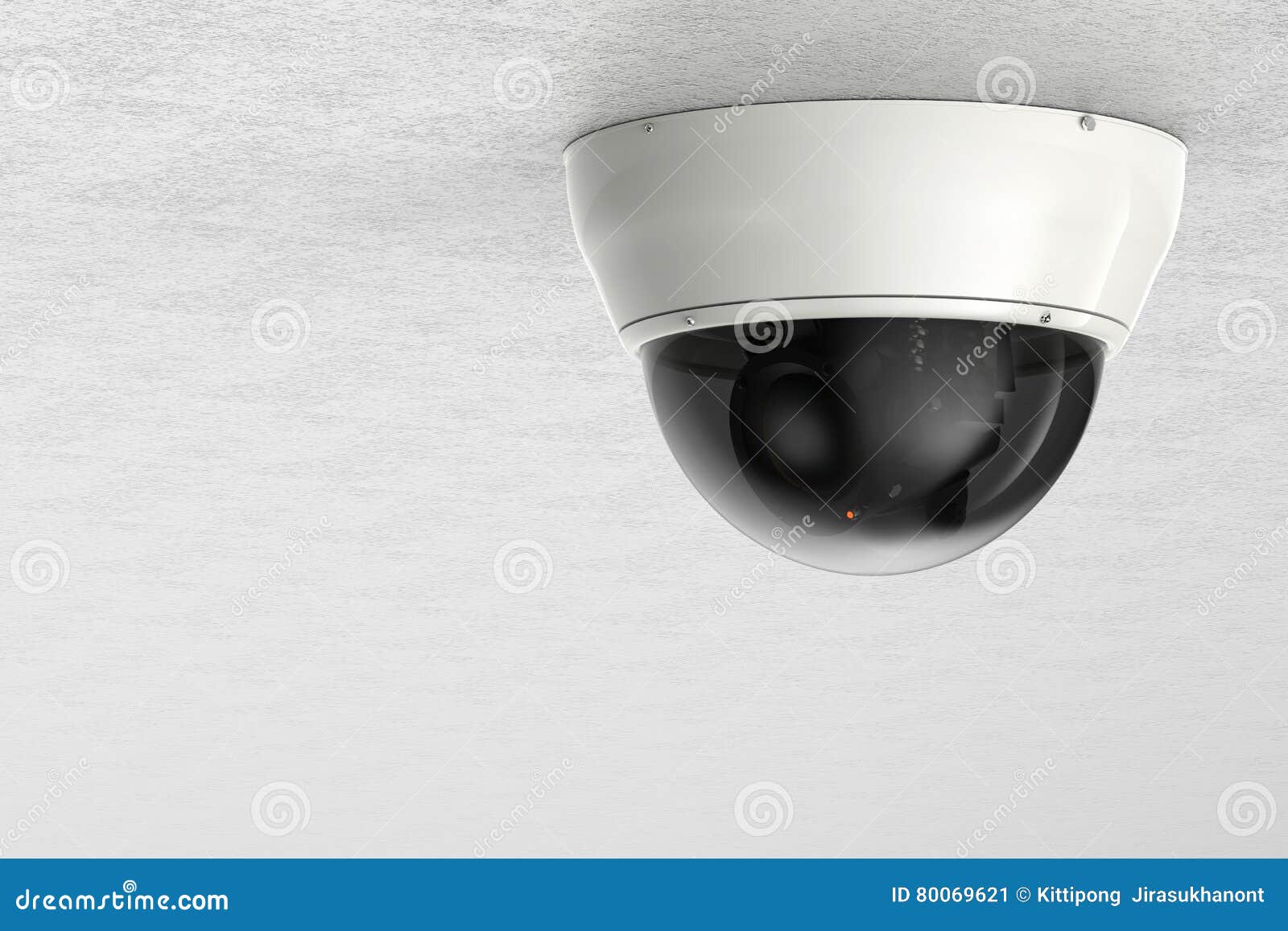 Security Camera or Cctv Camera on Ceiling Stock Image - Image of ...