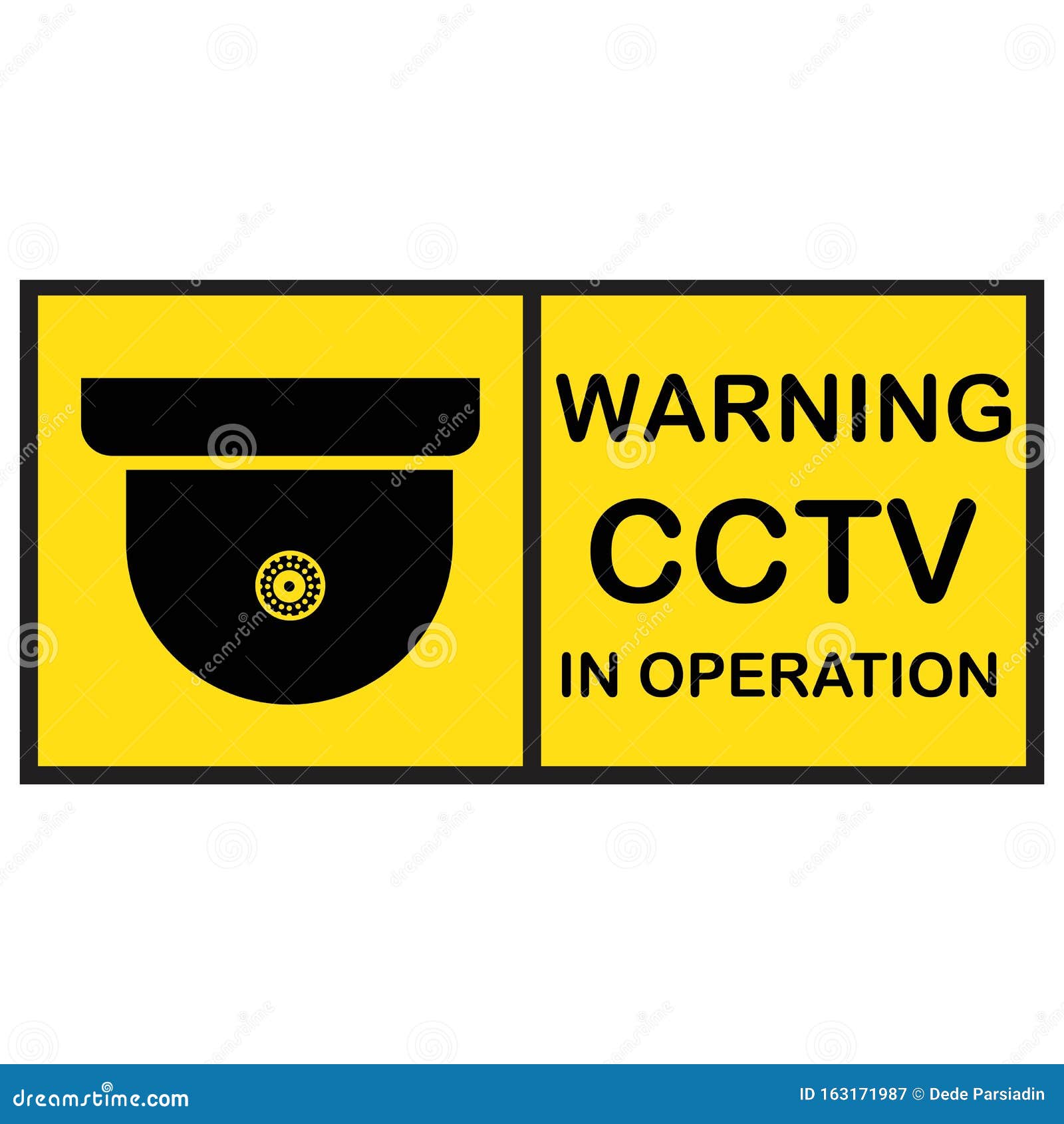 Cctv stock vector. Illustration of police, vector, cctv - 163171987