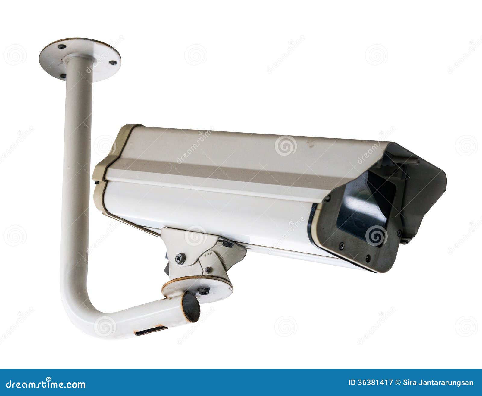 Security Camera, CCTV on Location Stock Image - Image of night, alarm ...