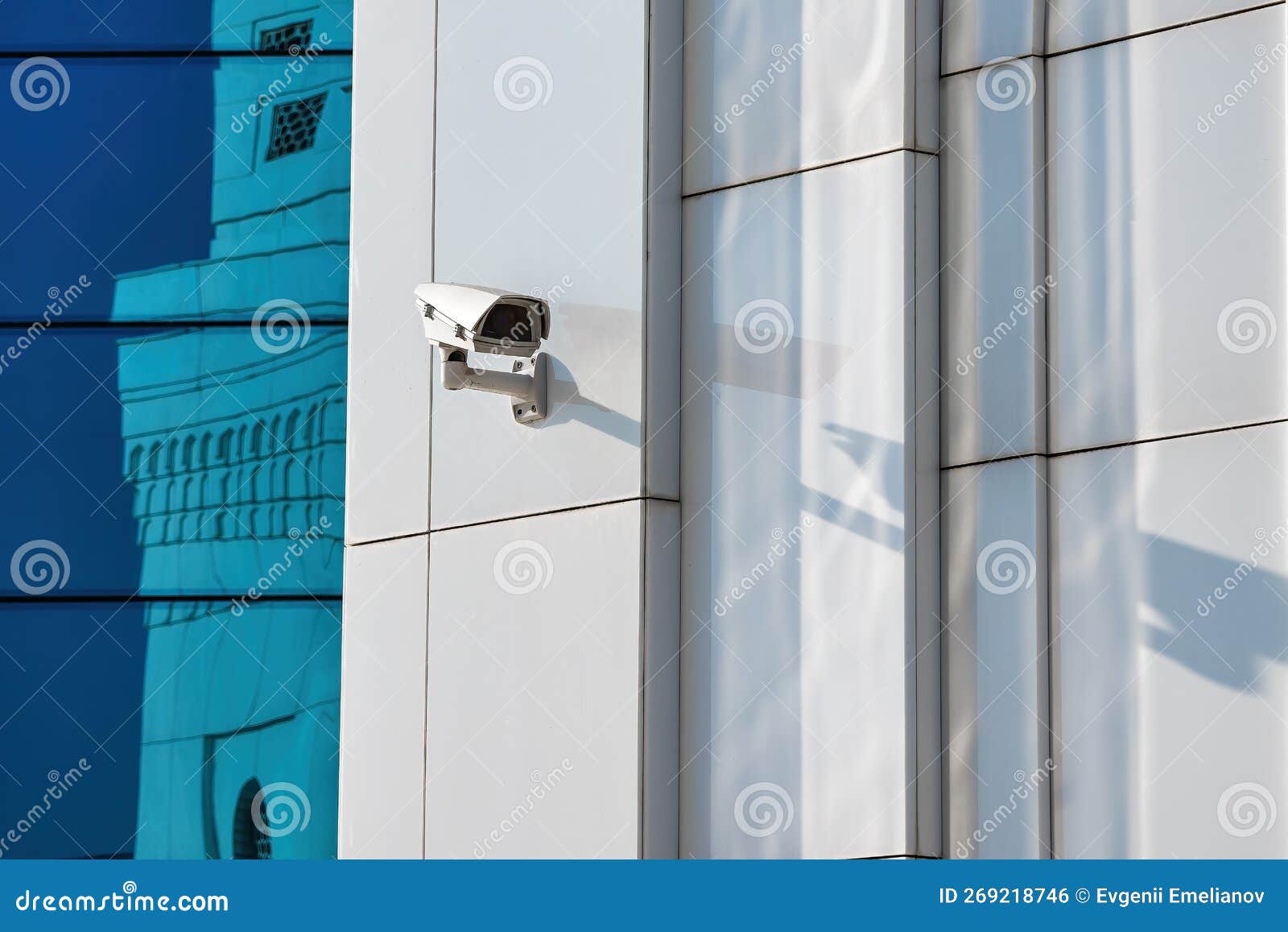 Security Camera or CCTV on a Wall. Stock Photo - Image of vision, guard ...