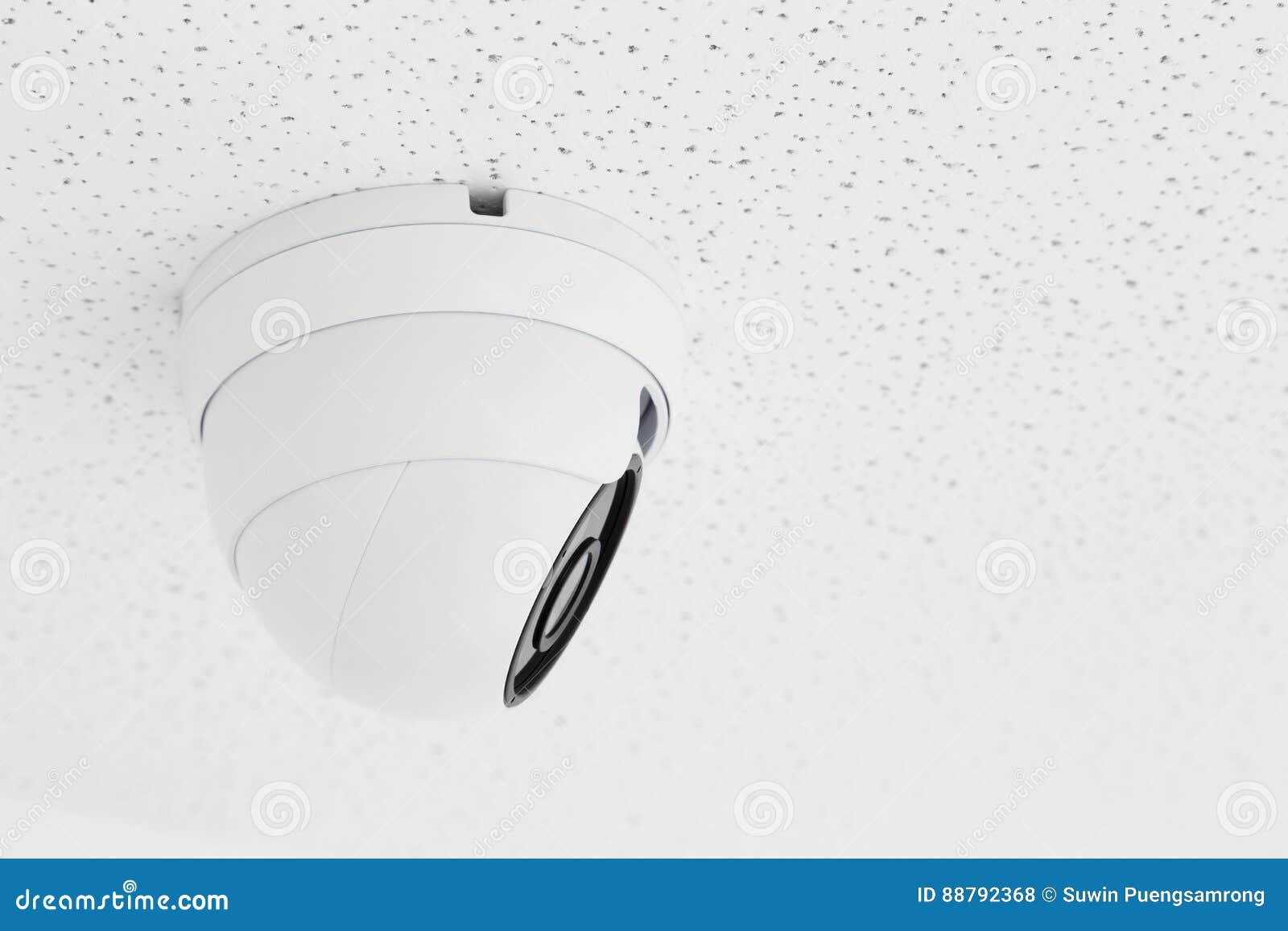 Security Camera Ceiling Type at Office Building Stock Photo - Image of ...