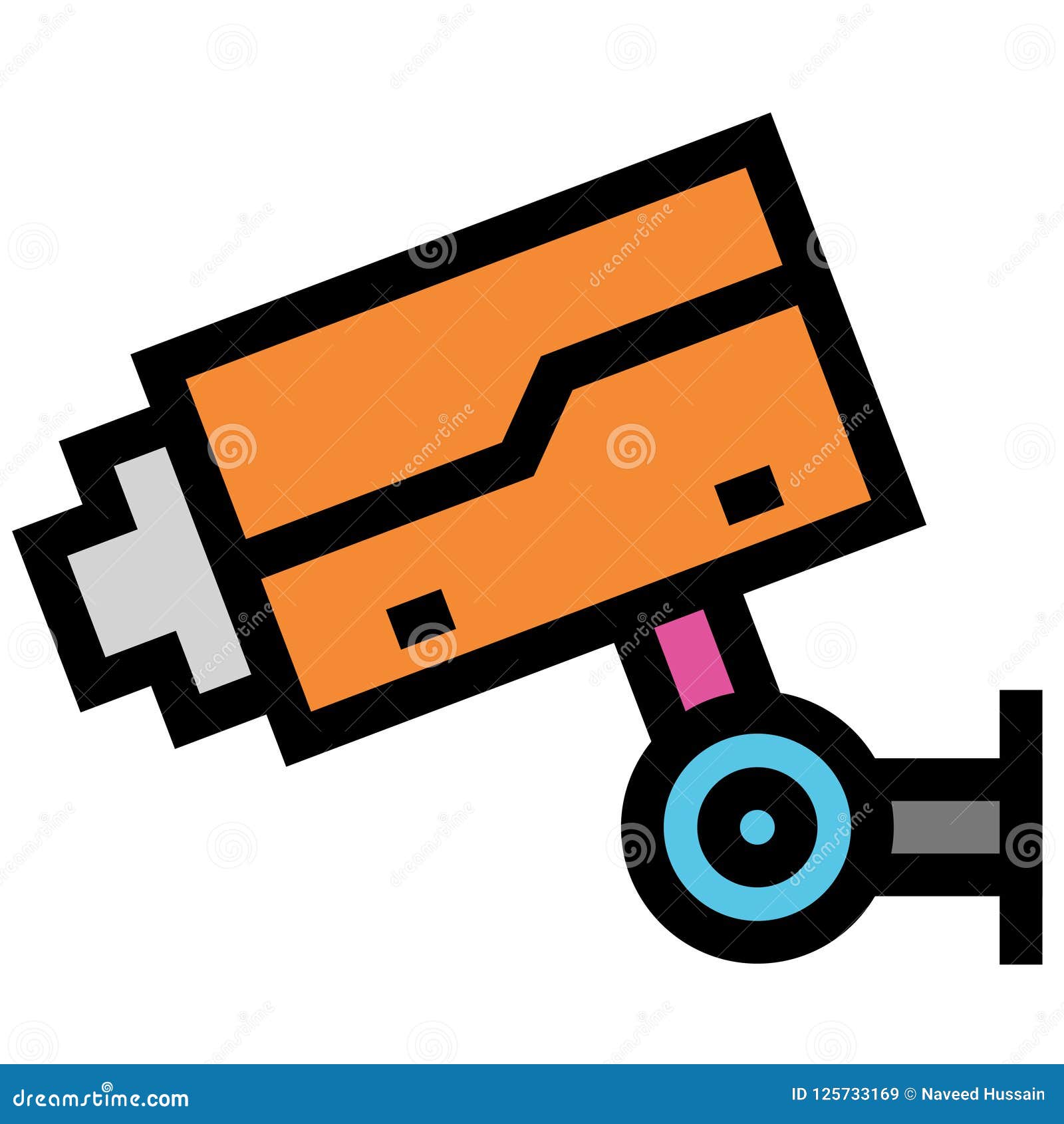 Security Camera Color Line Icon Stock Illustration - Illustration of ... Security Camera Color Line Icon Stock Illustration - Illustration of ...
