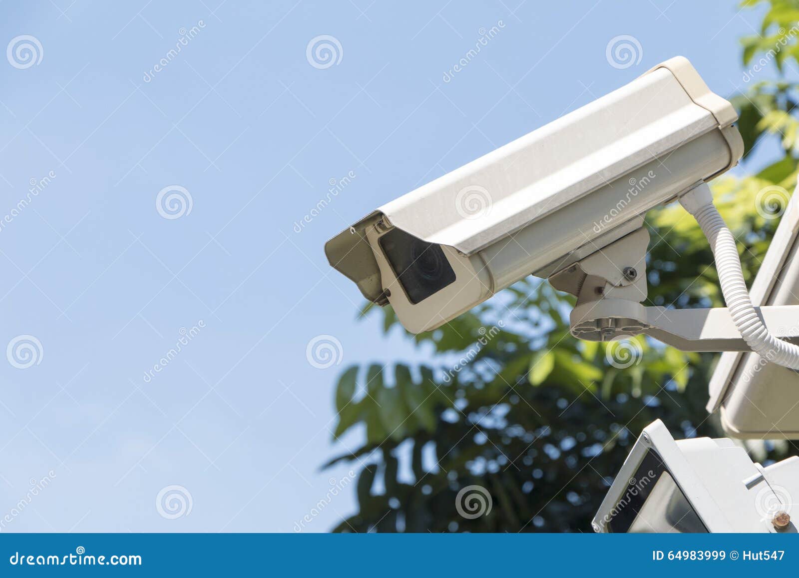 Security Camera Detects the Movement Stock Image - Image of electronic ...