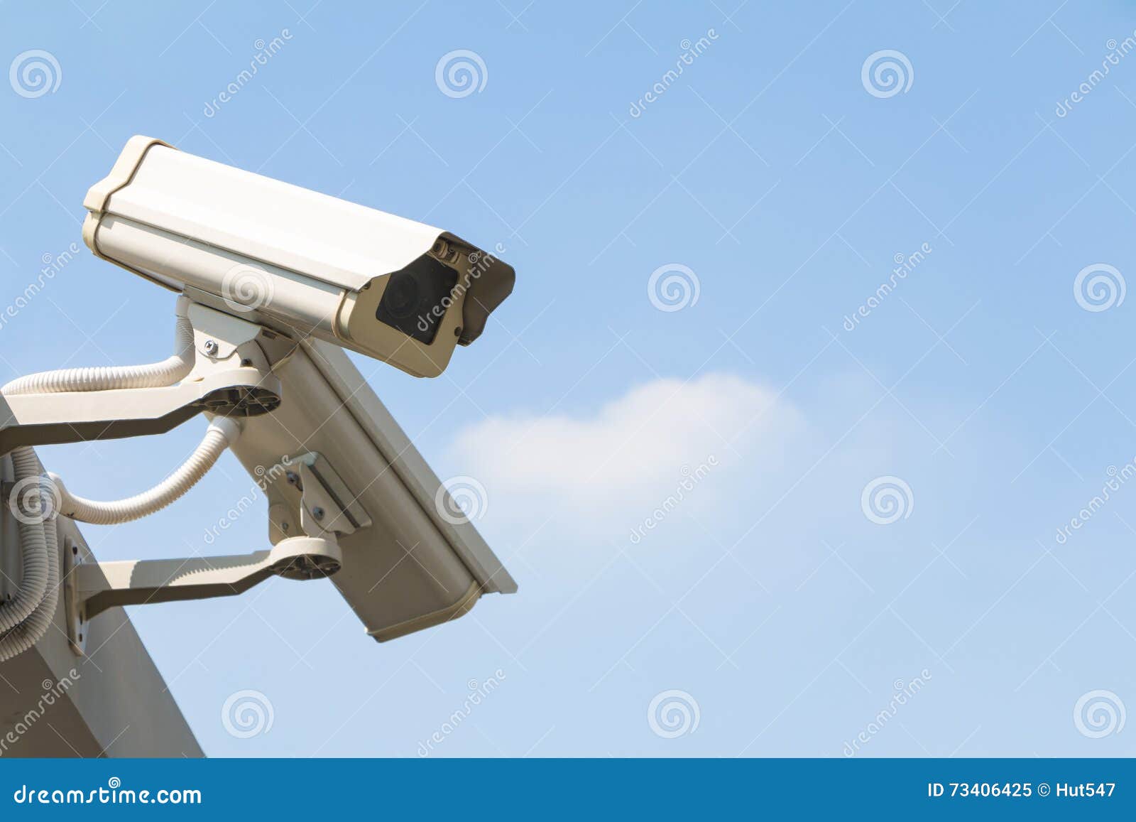Security Camera Detects the Movement Stock Image - Image of protect ...